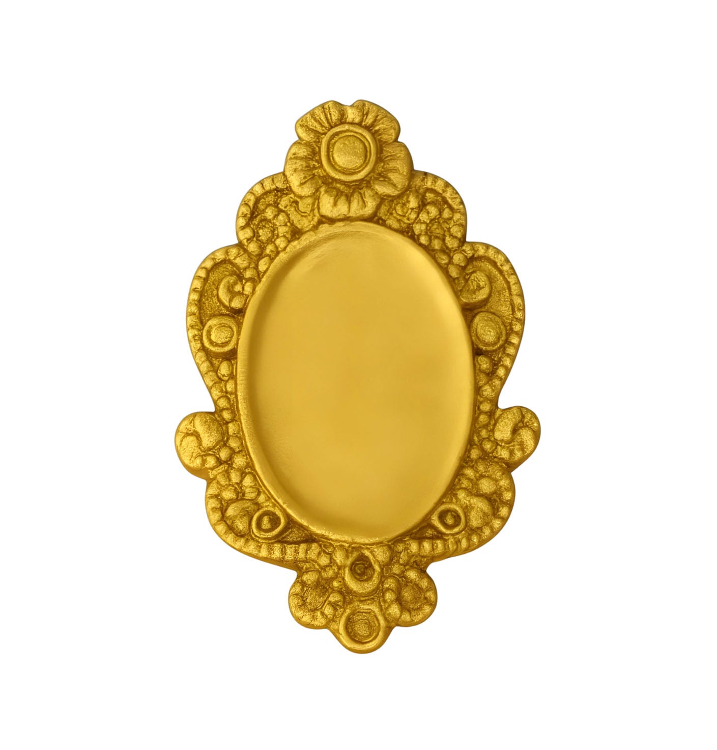 Molde de Silicone 1014 - Moldura Oval Pansy 4,5cm - Flexarte – Flexarte ...